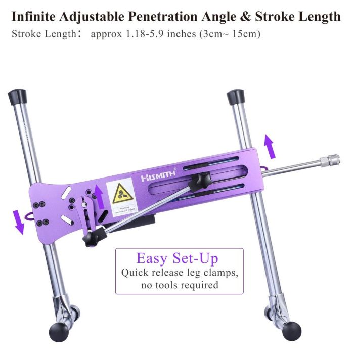 HiSmith Purple Premium App Controlled Sex Machine – Down South Undies